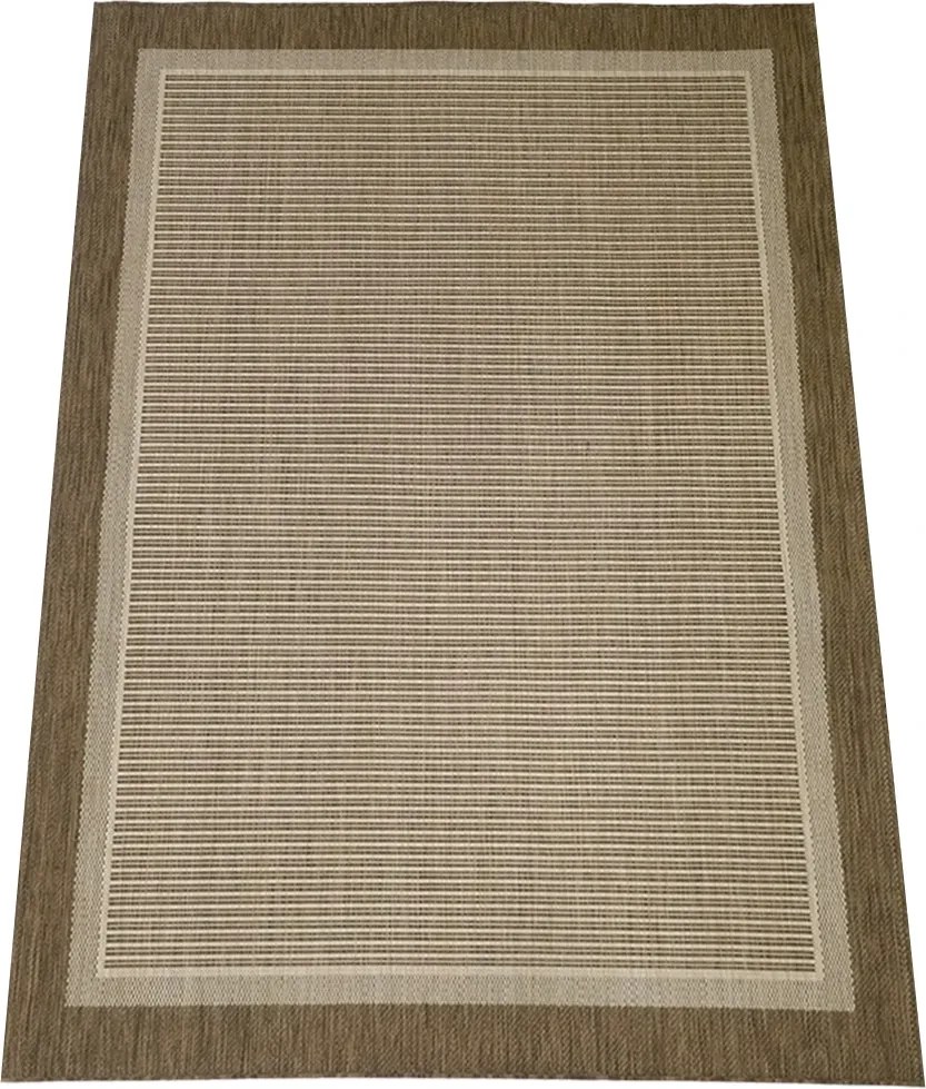 BE Koberec Eqos 0001 BEIGE - béžový obdélníkový Rozměr: 140x190 cm