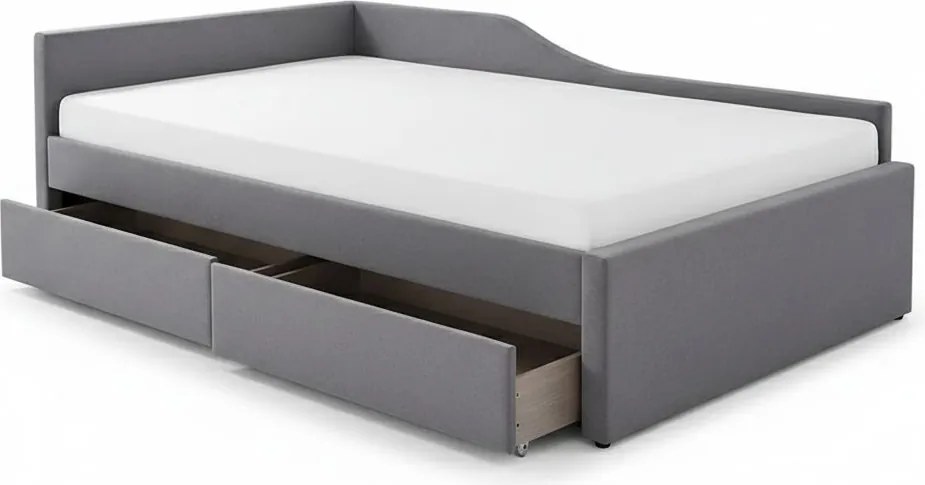 Postel Eliot Velvet 120 x 200 cm, šedá