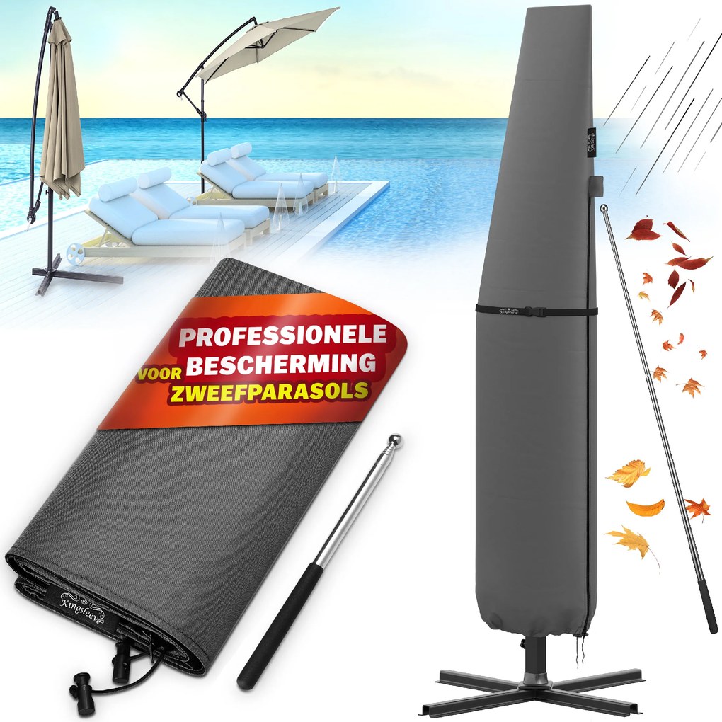 Kryt Slunečník/Závěsný slunečník antracitová Ø350cm