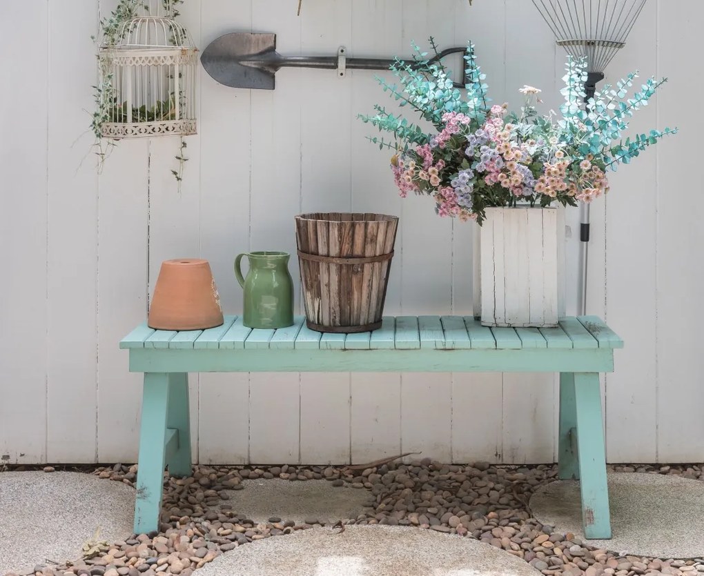 Stará Krása – Ruční výroba Provence lavice na zahradu 45 x 120 x 35 (V x D x H )