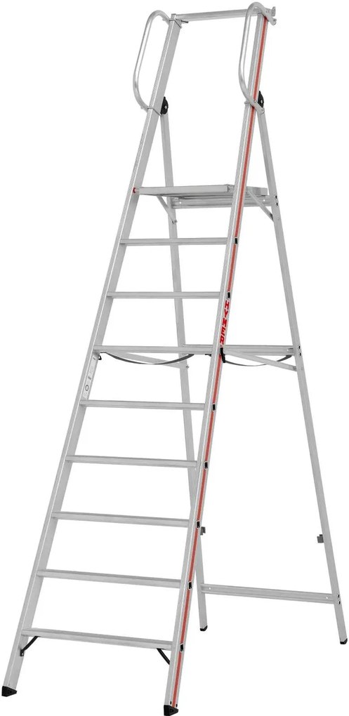 Hliníkové schůdky Hymer 8080, 9 nášlapů, 8080/9