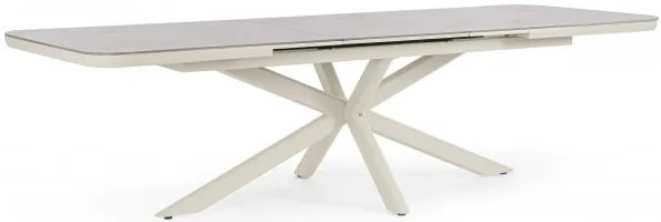 BIZZOTTO Rozkládací jídelní stůl PASCAL 200-260x100 cm světlý