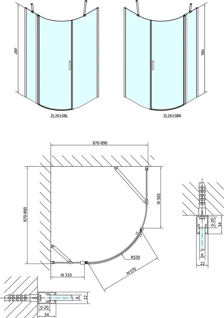 POLYSAN ZOOM LINE ZL2615BL
