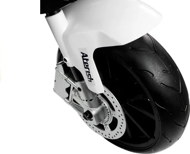 LEAN CARS Elektrická motorka pro děti BMW S1000RR černá tříkolová
