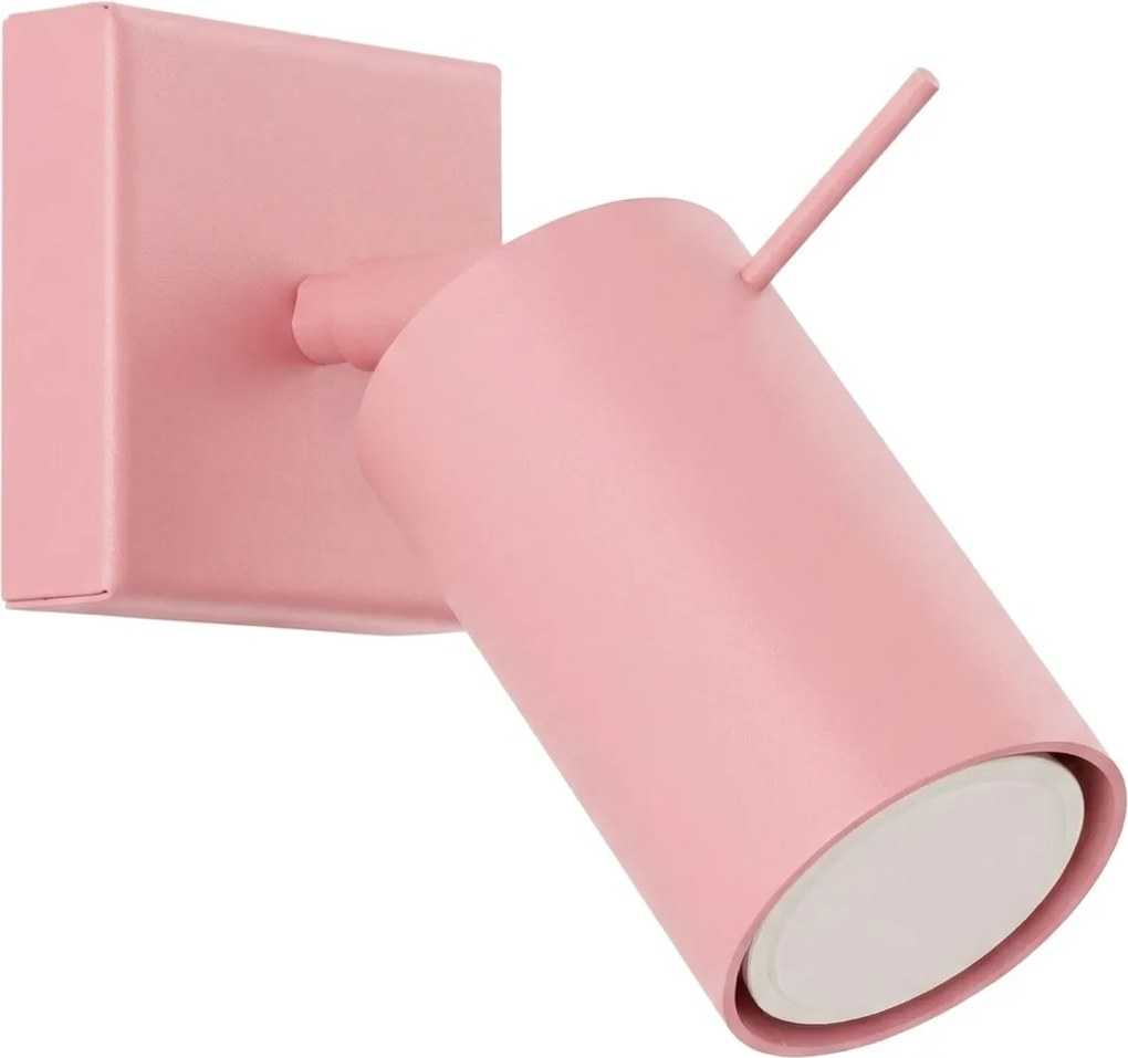 Sollux Lighting Nástěnné svítidlo RING růžové