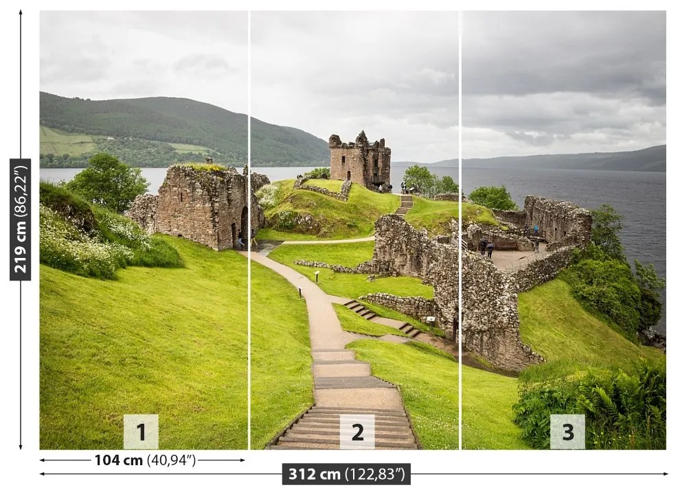 Fototapeta Hrad Loch Ness 104x70