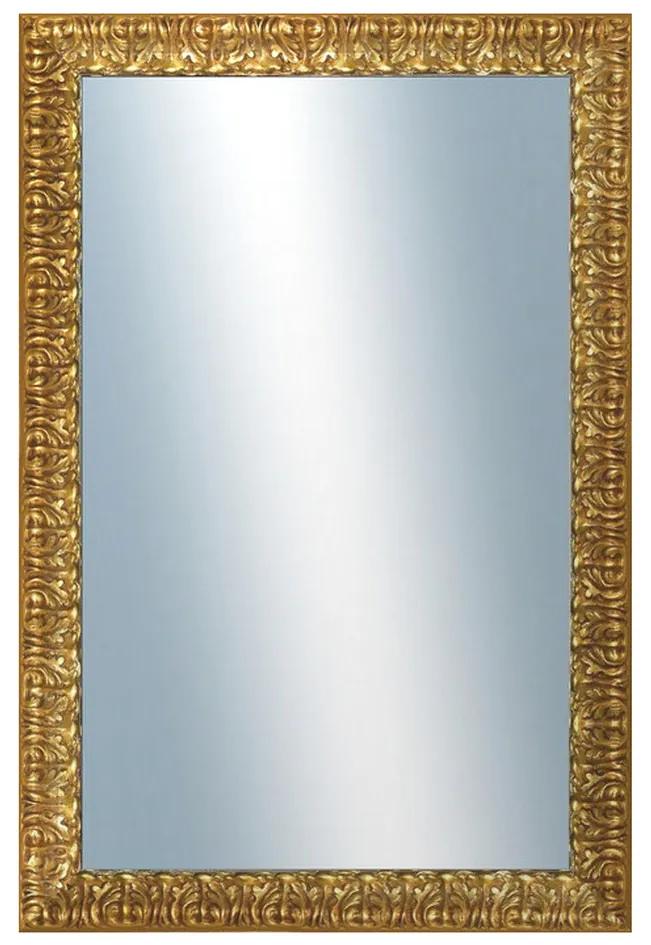 DANTIK - Zarámované zrcadlo - rozměr s rámem cca 80x120 cm z lišty ZVRATNÁ zdobná zlatá (2888)