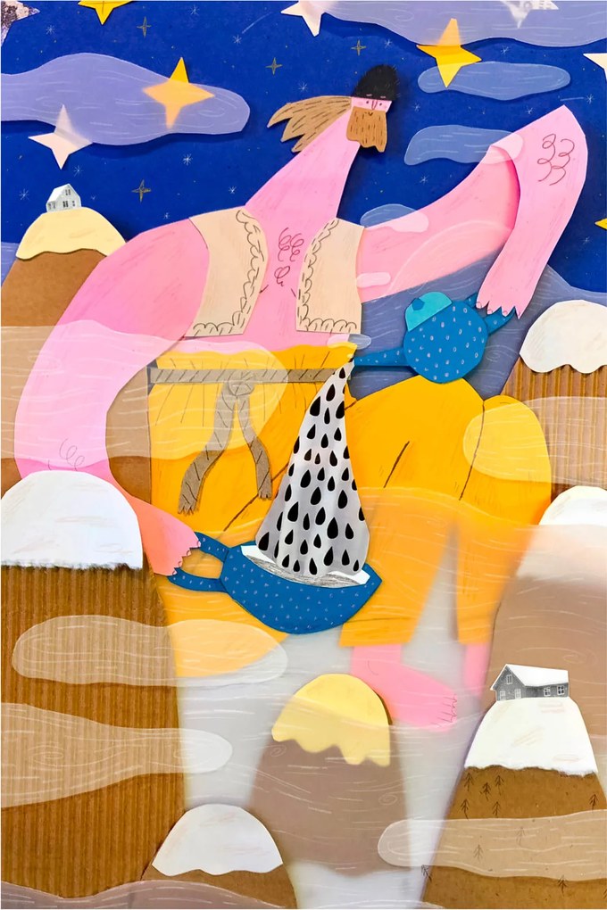 Alexandra Májová | Mountain tea Rám: Černý, Velikost: 40 x 30 cm
