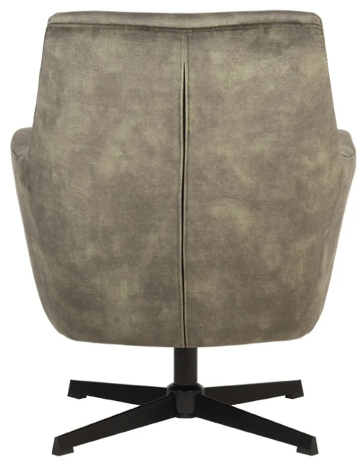 LABEL51 Sametové křeslo TOBY zelené CM-55.001