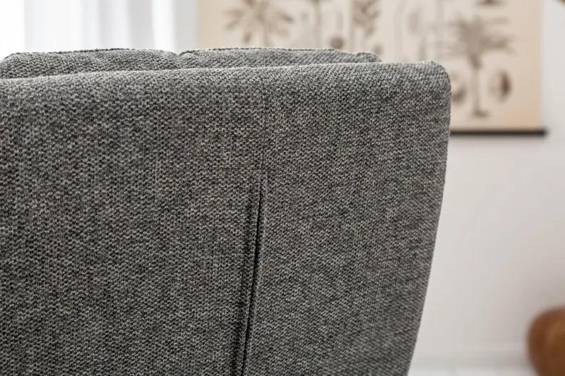 Konferenční židle Comfort texturovaná látka šedá / 40461