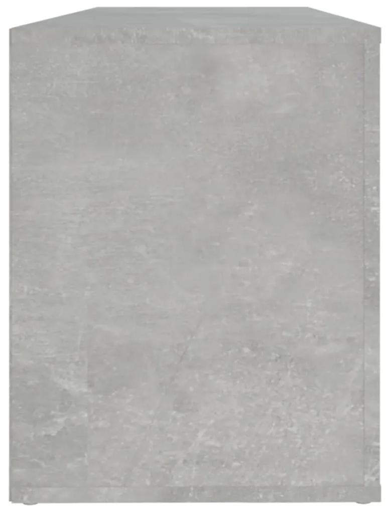 Botník betonově šedý 100x35x45 cm kompozitní dřevo - Default Title