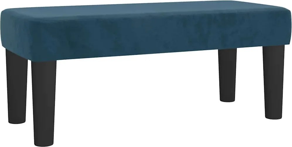 Box spring postel s matrací tmavě modrá 120 x 200 cm samet 3138017