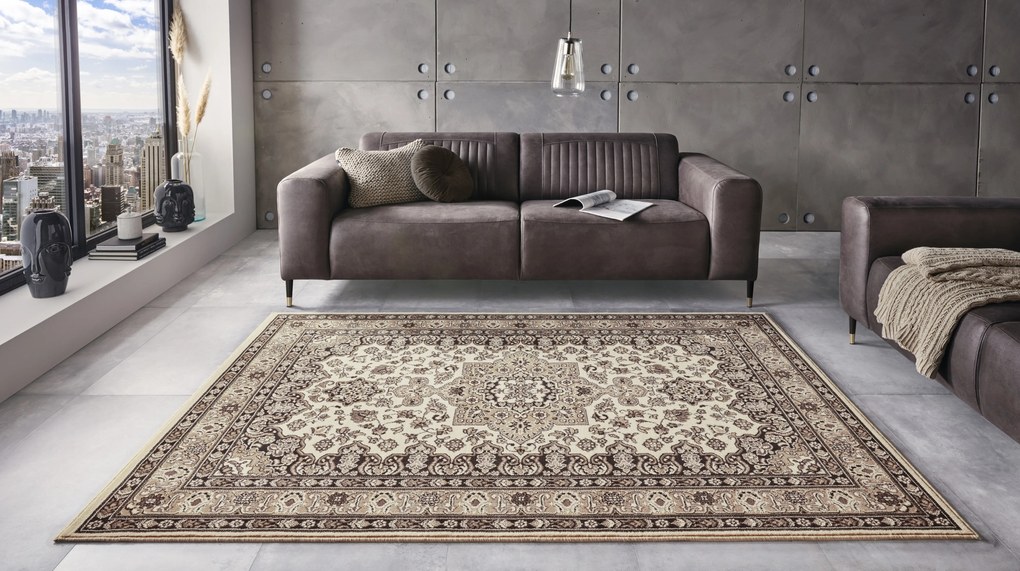 Hanse Home, Kusový koberec Mirkan 104105 Beige, 160x230, béžová, obývací pokoj