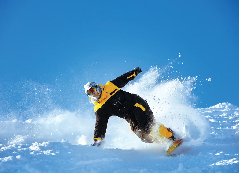 Malvis Tapeta Snowboardista Vel. (šířka x výška): 144 x 105 cm