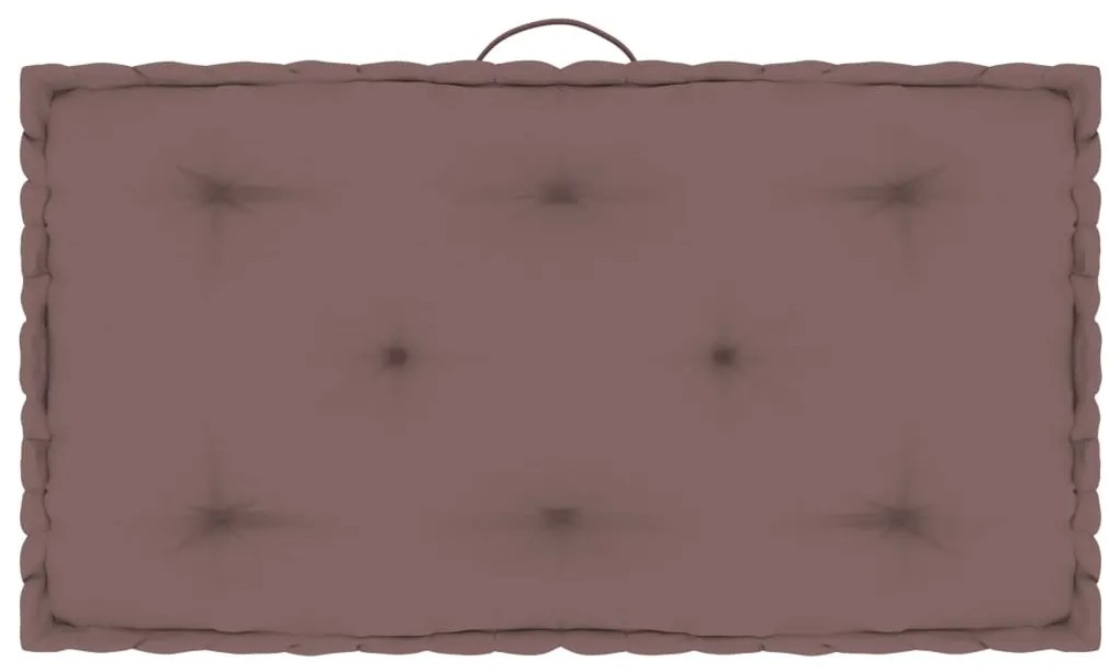 vidaXL Poduška na nábytek z palet taupe 73 x 40 x 7 cm bavlna