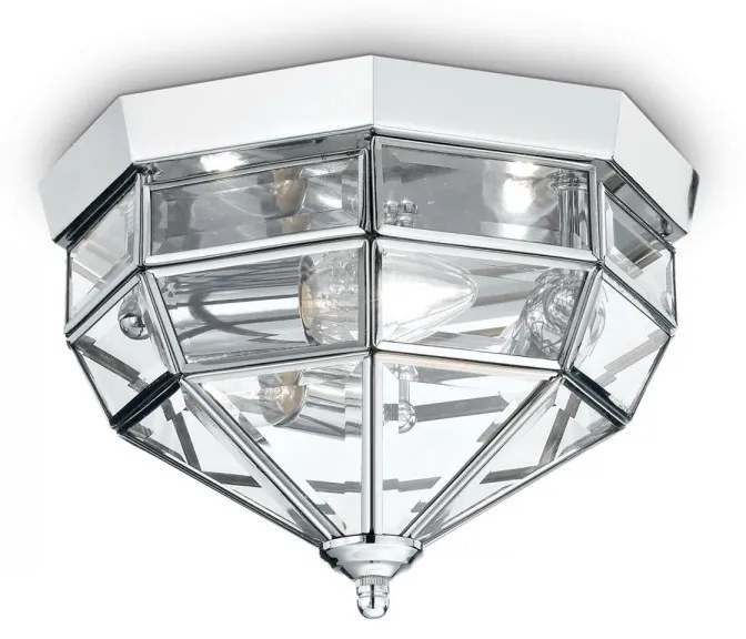 Ideal Lux 094793 stropní svítidlo Norma Cromo 3x40W | E14