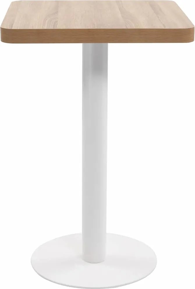 Bistro stolek světle hnědý 50 x 50 cm MDF 286426