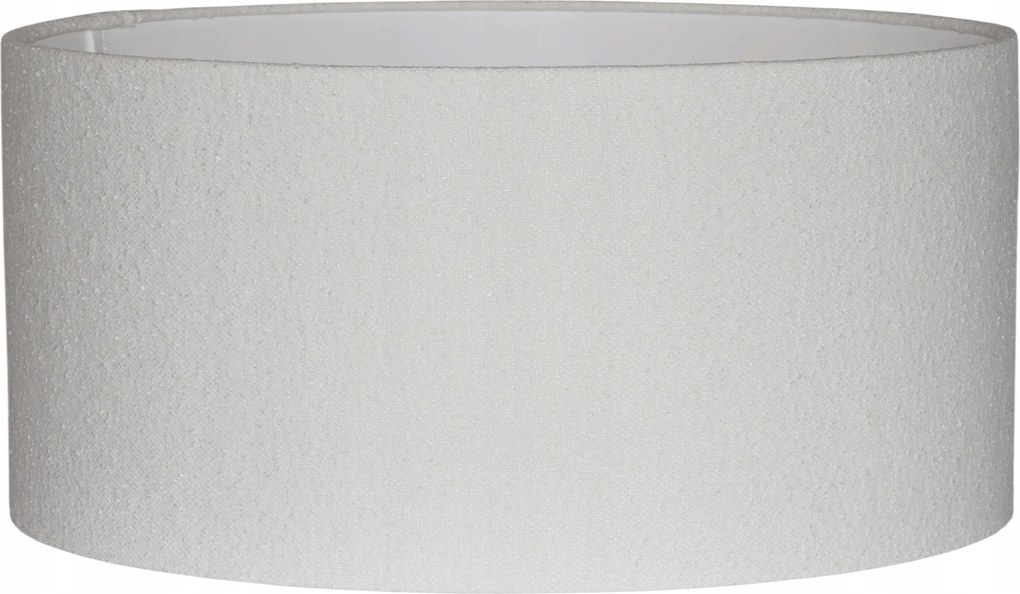 Stínidlo na stojací lampu Závěsný válec 40/20 cm E27 Bílý Boucle Venosa