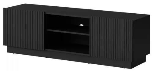 TV stolek/skříňka Ceroza 150 2D, Barva: černá