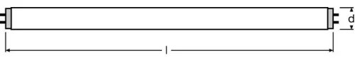 Zářivková trubice OSRAM LUMILUX L 18W/830 T8 G13 teplá bílá 3000K 600mm