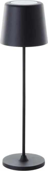 Brilliant G90939/76 Venkovní AKU stolní lampa KAAMI černá USB-C