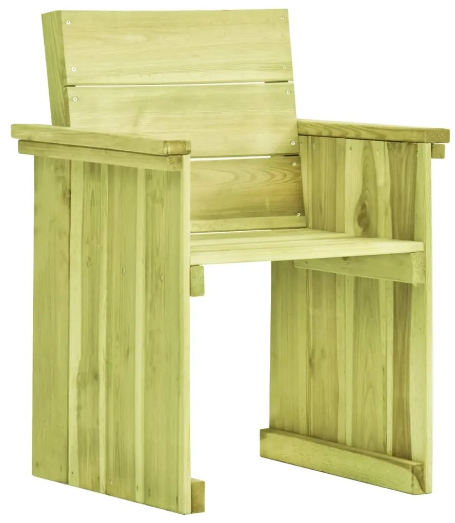 49033 vidaXL Zahradní židle impregnované borové dřevo