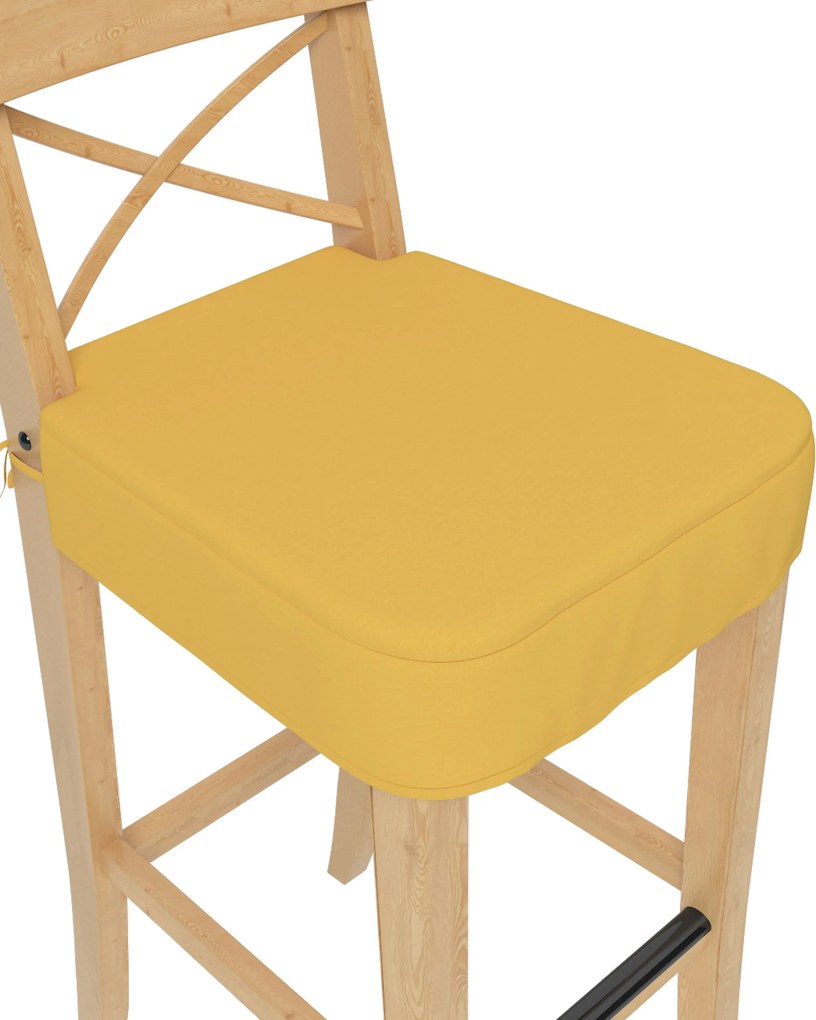 Sedák na židli IKEA Ingolf - barová barva žlutá