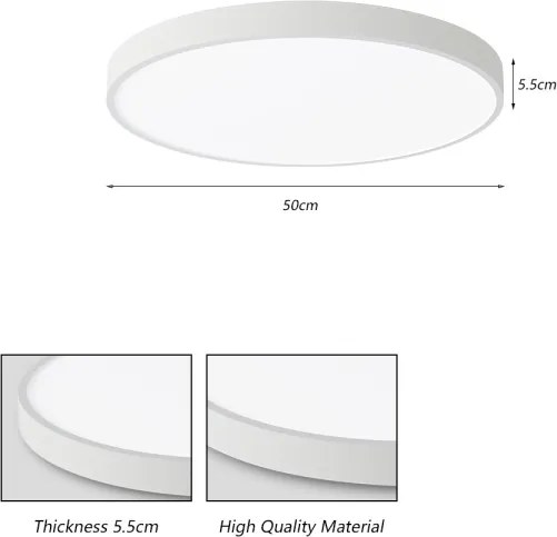 Brilagi - LED Stropní svítidlo POOL LED/60W/230V 3000/4500/6000K 50 cm bílá