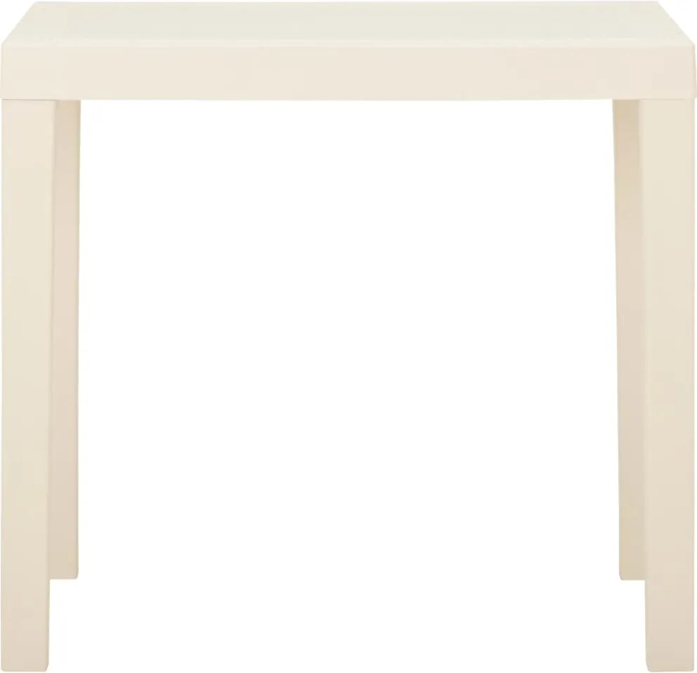 Zahradní stůl bílý 79 x 65 x 72 cm plast 315844