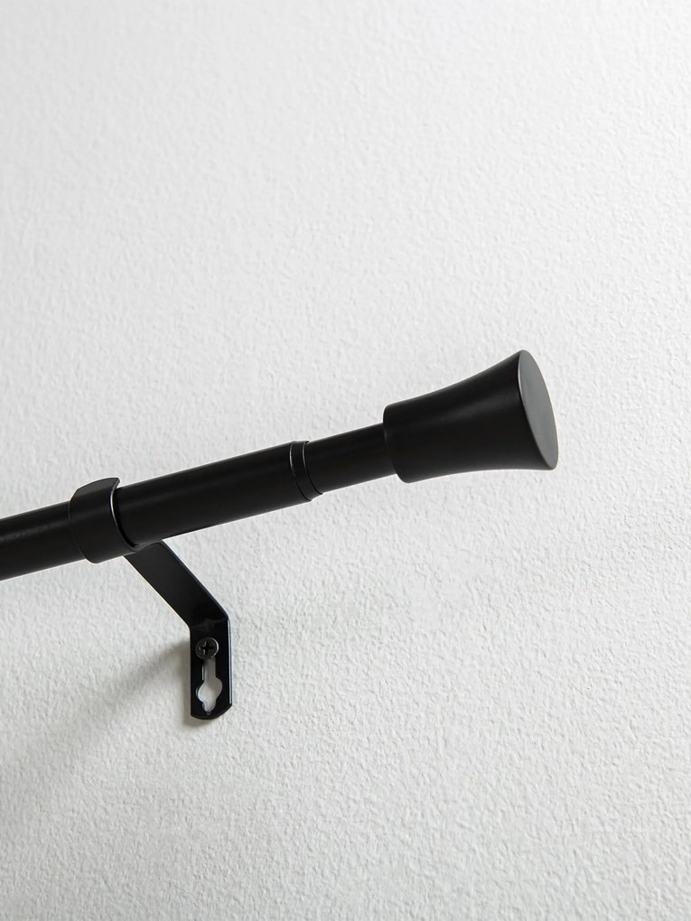 MK Lůžkoviny Garnýž jednořadá Federico - matná černá 120 - 210 cm