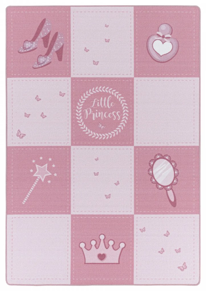 Ayyildiz, Dětský kusový koberec Play 2905 pink, 140x200, růžová, dětský pokoj