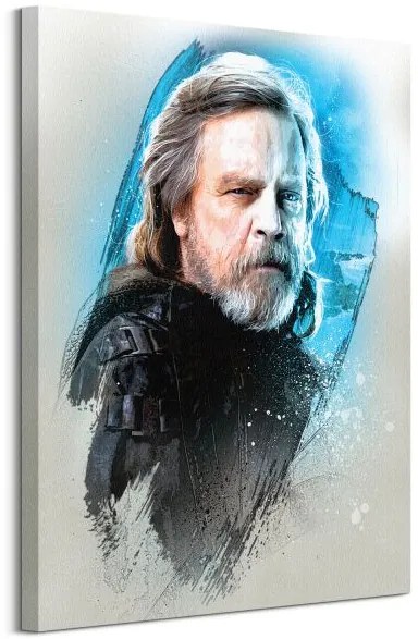 Art Group Obraz na plátně Star Wars The Last Jedi (Luke Skywalker Brushstroke) 60x80cm
