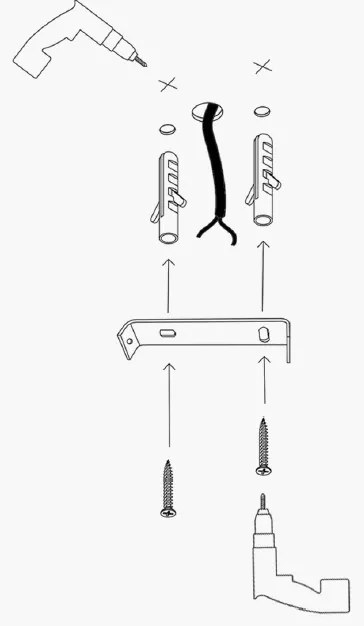 Nástěnná lampa Profil V krémová