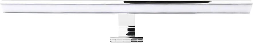Mereo, Mereo Led koupelnové osvětlení nad zrcadlo, stříbrné, 60 cm, 12 W, 780 lm, 4000 K, IP44, 230 V, MER-CN700G60