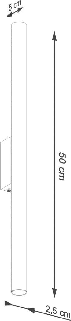 Sollux Lighting Nástěnné svítidlo PASTELO 2 olivově zelené