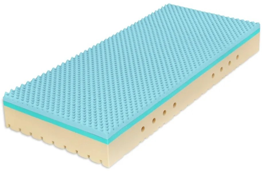 Tropico SUPER FOX BLUE Wellness 24 cm POTAH PU - antibakteriální matrace pro domácí péči 100 x 200 cm