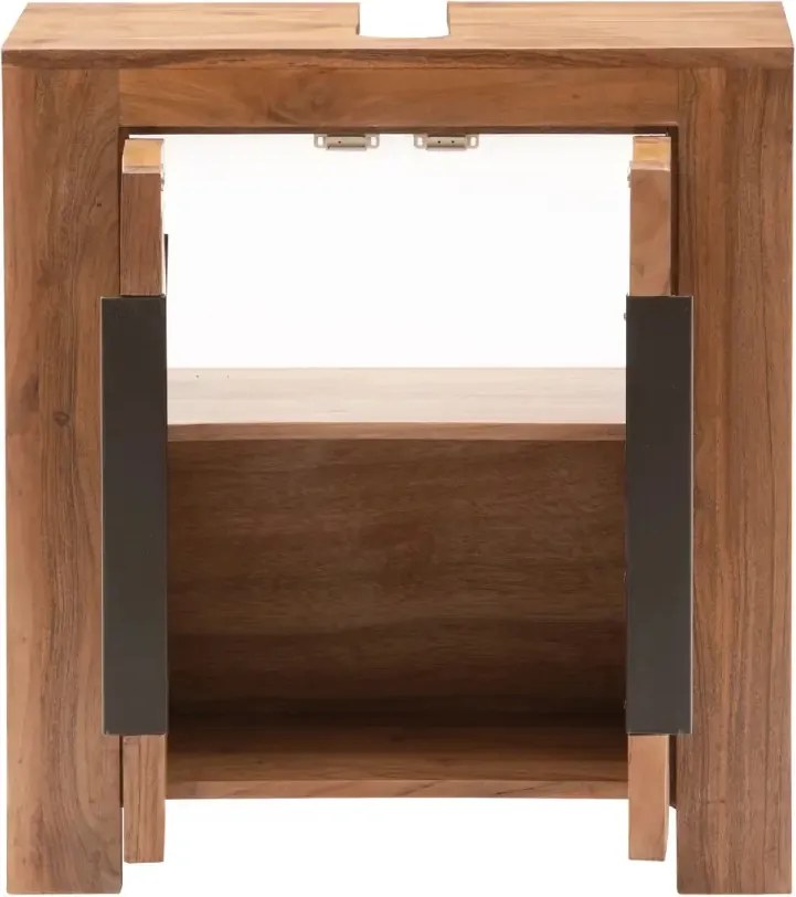 furniture-nabytek.cz - Skříňka pod umyvadlo Osvaro - Černé kovové úchytky