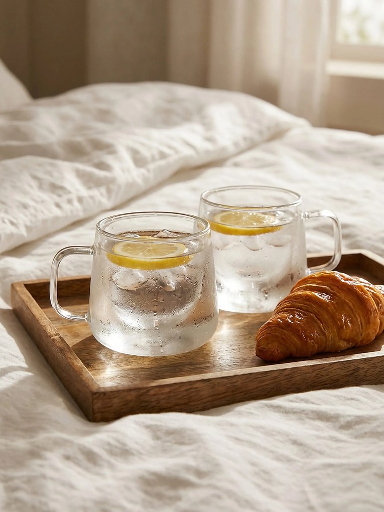 Sinsay - Skleněné šálky s dvojitým dnem 2 pack - clear