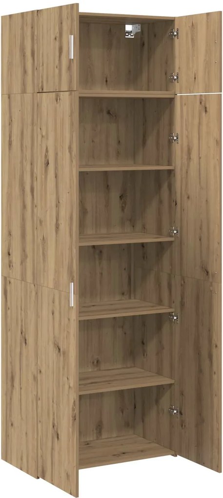 Úložná skříňka 2 ks Artisanový dub 80 x 42,5 x 225 cm 3394516