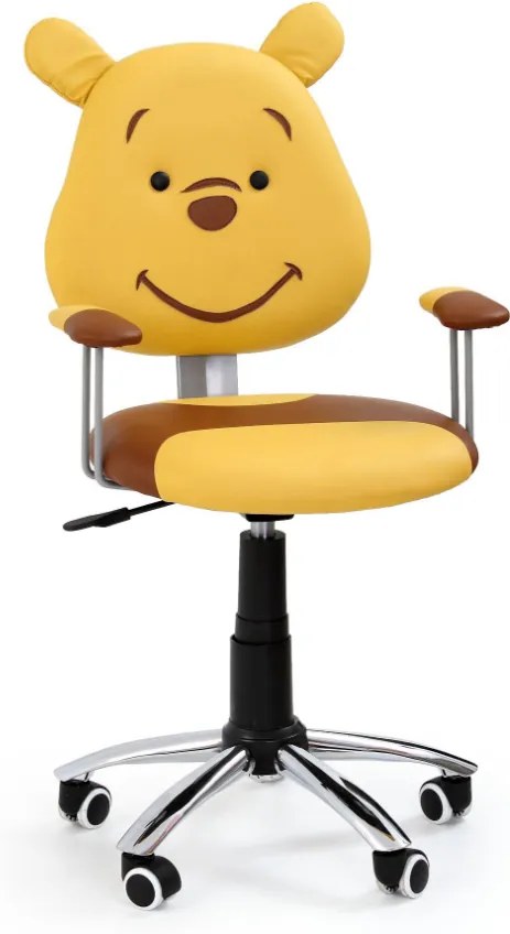 MAXMAX Dětská otočná židle MEDVÍDEK PÚ