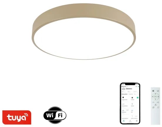 Brilagi - LED Stm. svít. POOL SMART LED/48W/230V pr. 40 cm Wi-Fi Tuya béžová +DO