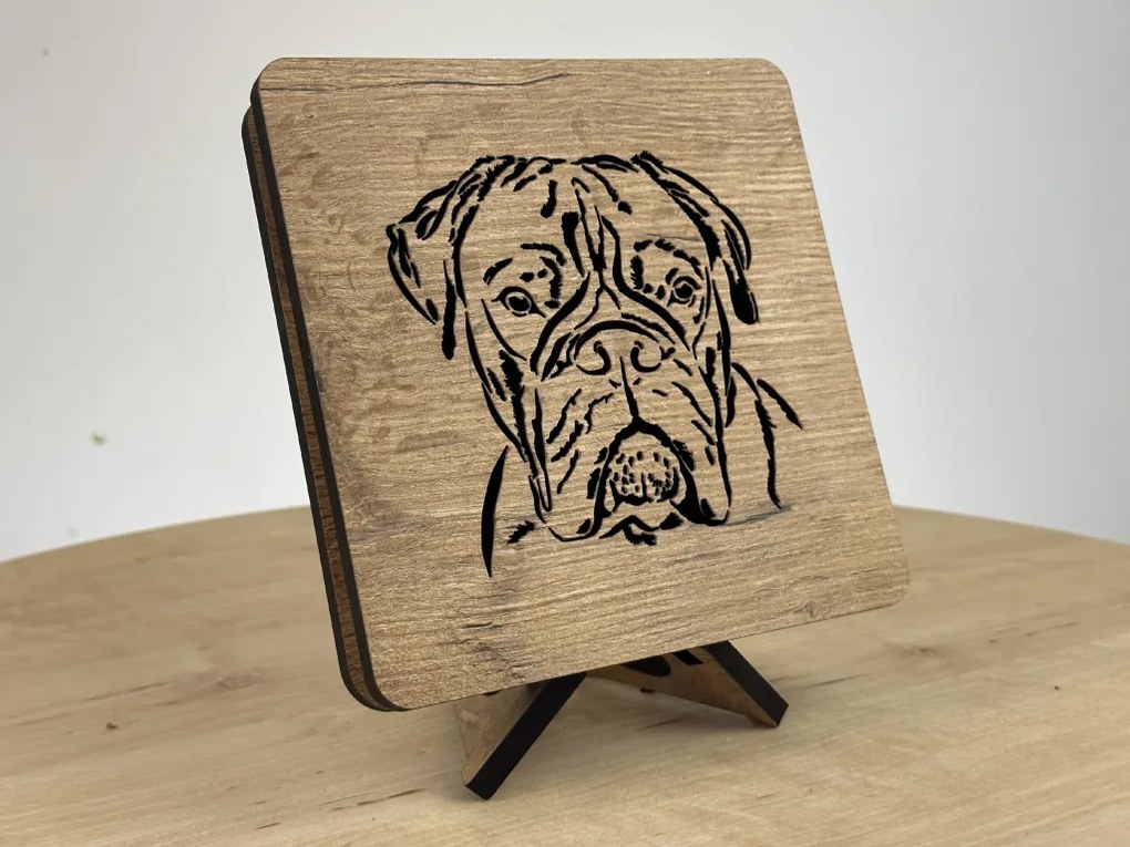 Li-Go "Boxer" lampa 19x19cm provedení povrchu: oliva