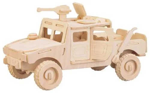 Woodcraft construction kit Woodcraft Dřevěné 3D puzzle Bojové vozidlo