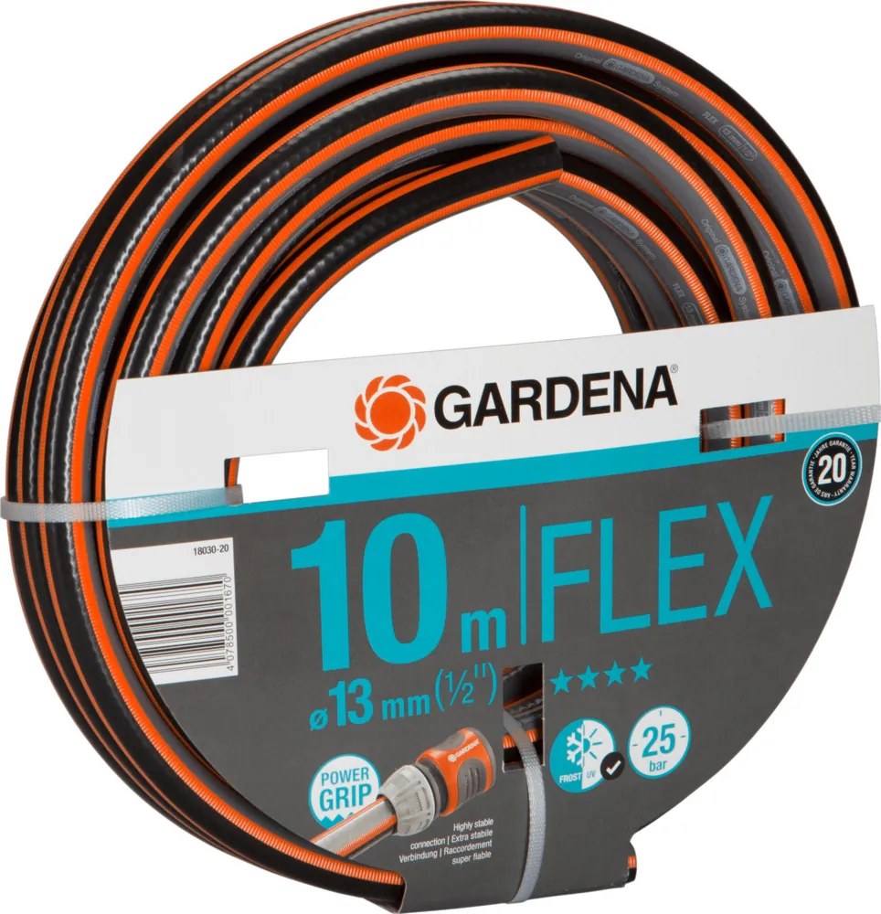 Gardena hadice Comfort FLEX 9 x 9 (1/2") 10 m bez armatur 18030-20