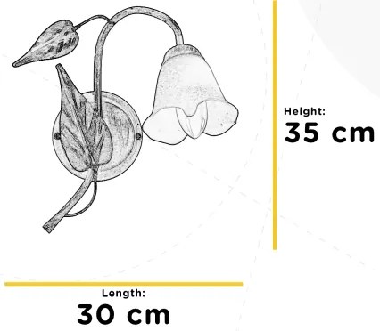 ONLI - Nástěnné svítidlo VANDA 1xE14/6W/230V