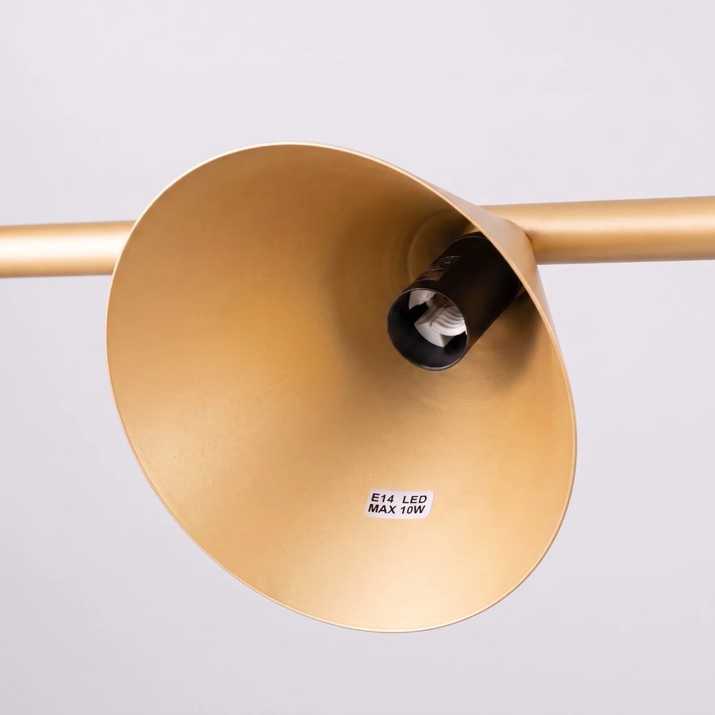 Sollux Lighting Lustr NOX 4L zlatý
