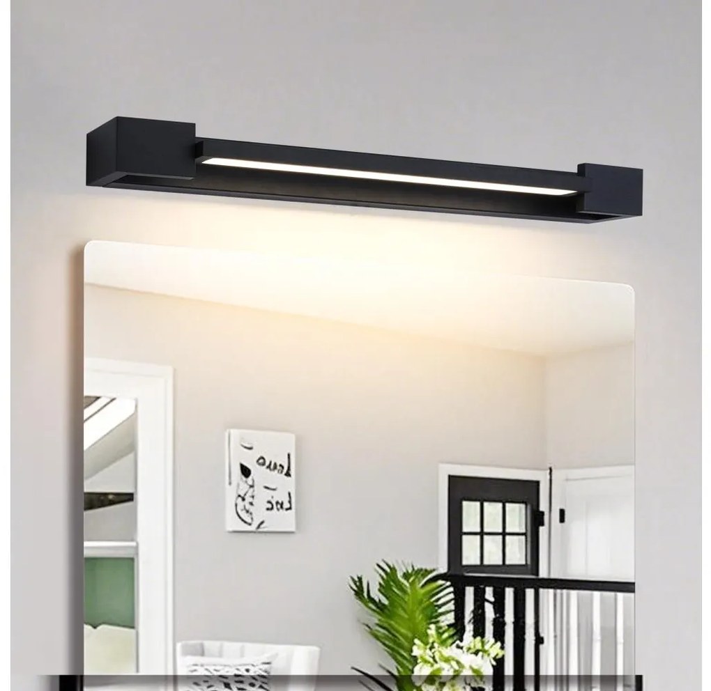 Brilagi-LED Koupelnové osvětlení zrcadla AQUA LINE LED/12W/230V 45 cm IP44 černá