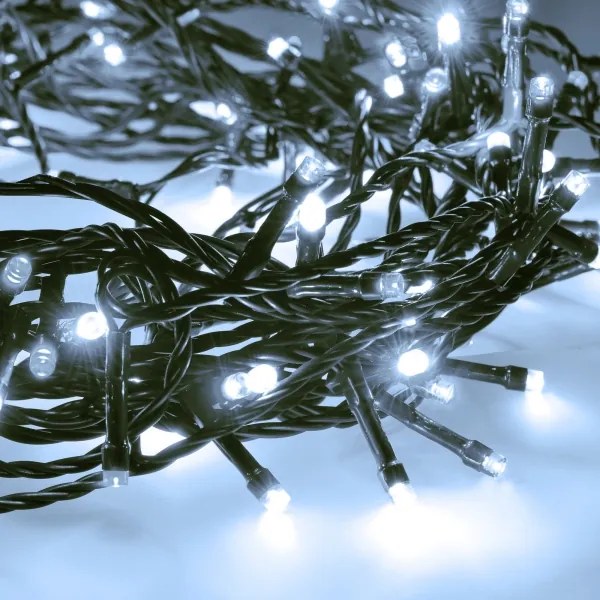 Brilagi - LED Venkovní řetěz 300xLED/8 funkcí 35 m IP44 studená bílá
