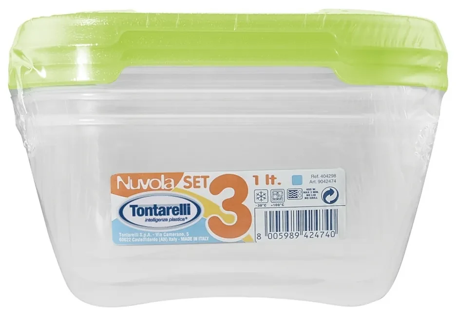 Blu Tontarelli Frigo Box Quadrato 1lt Nuvola | Franzy's