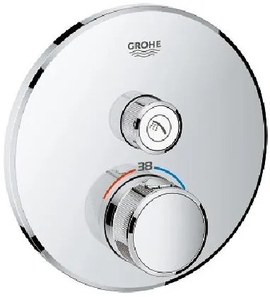 Grohe Grohtherm SmartControl - Termostatická sprchová baterie pod omítku s jedním ventilem, chrom 29118000